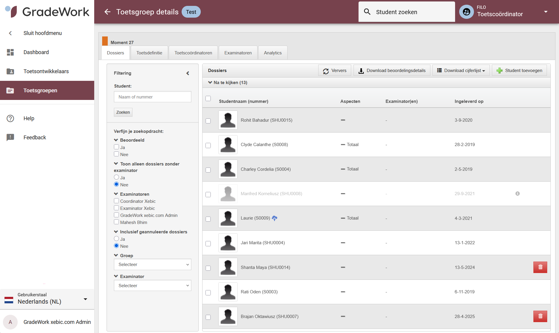 Release notes GradeWork 25 – GradeWork Kennisbank