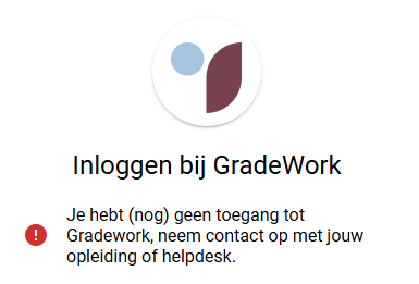 Help, ik heb problemen met inloggen! – GradeWork Kennisbank